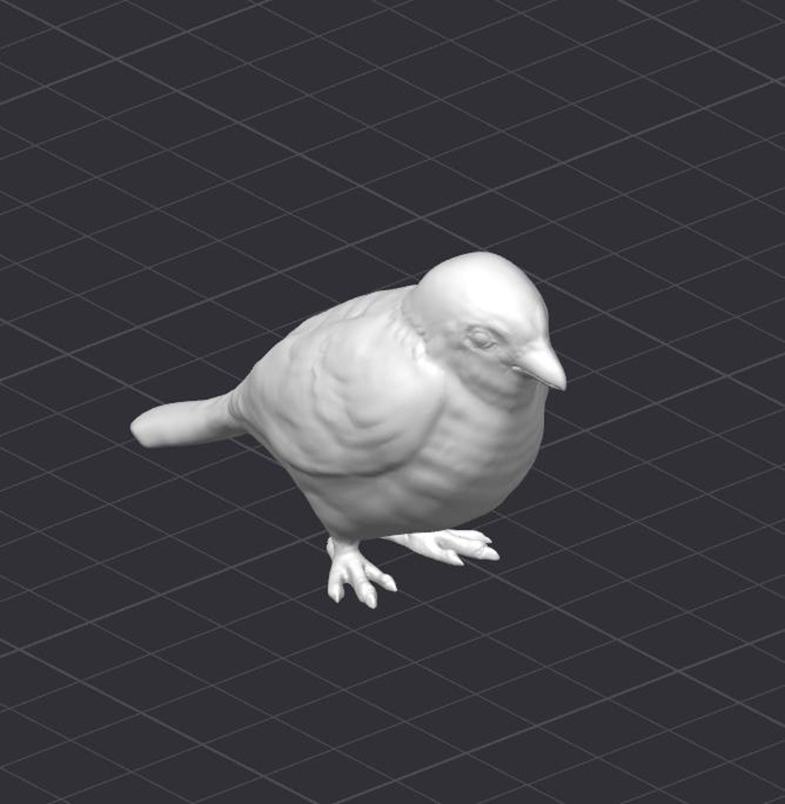 Sparrow Bird STL 3D Printer File - Etsy
