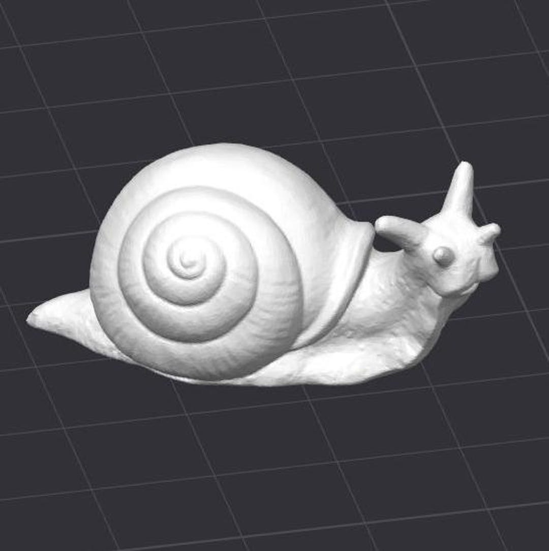 Garden Snail STL 3D Printer File - Etsy