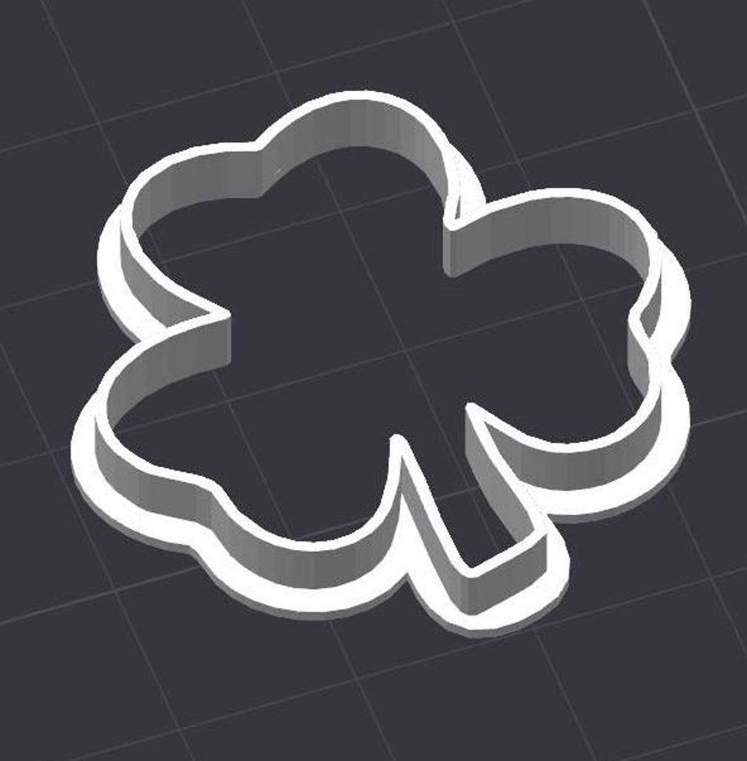 Shamrock Clover Saint Patrick's Cookie Cutter Irish STL 3D Printer File ...