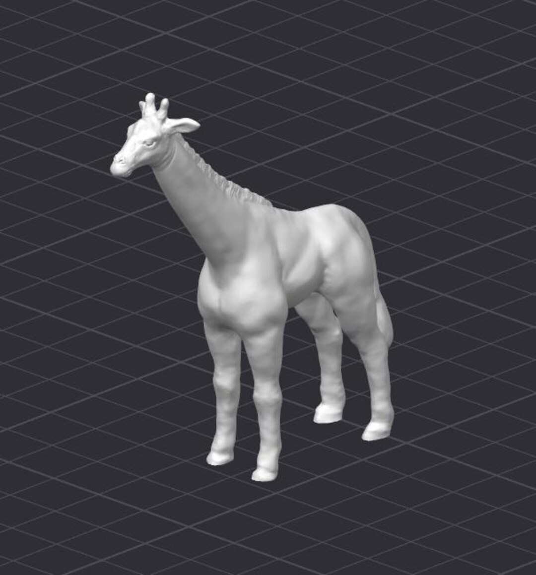 Giraffe STL 3D Printer File - Etsy