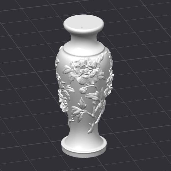 Peony Vase Flower Floral STL 3D Printer File - Etsy