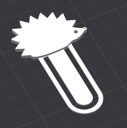 Hedgehog Book Mark STL 3D Printer File Hedge Hog - Etsy