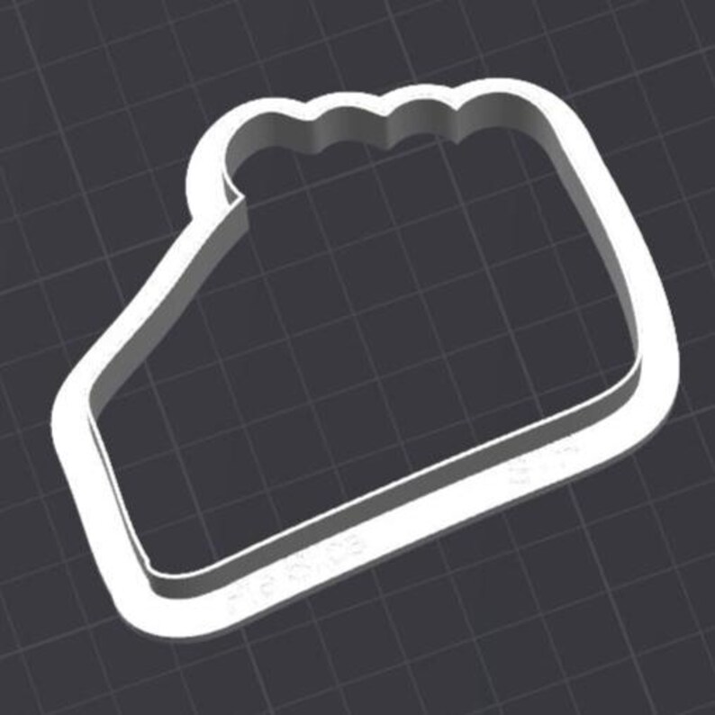 Slice of Pie Cake Cookie Cutter STL 3D Printer File - Etsy