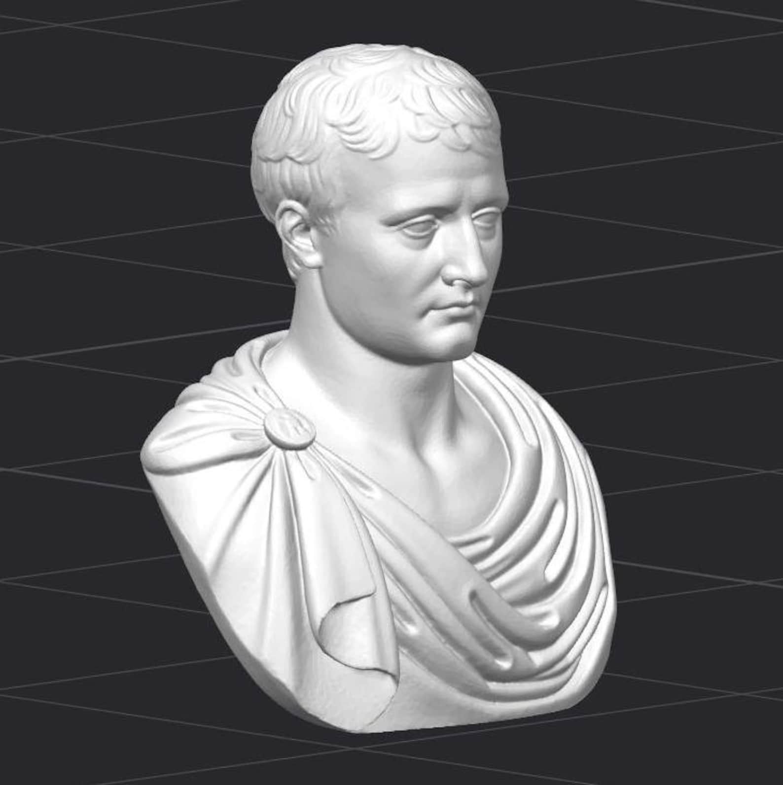 Napoleon Bonaparte Bust STL 3D Printer File - Etsy