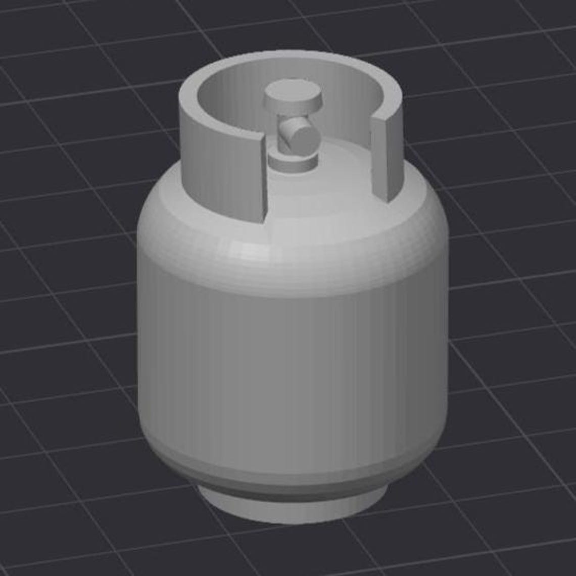 Propane Tank Gas Cylinder Diorama STL 3D Printer File - Etsy