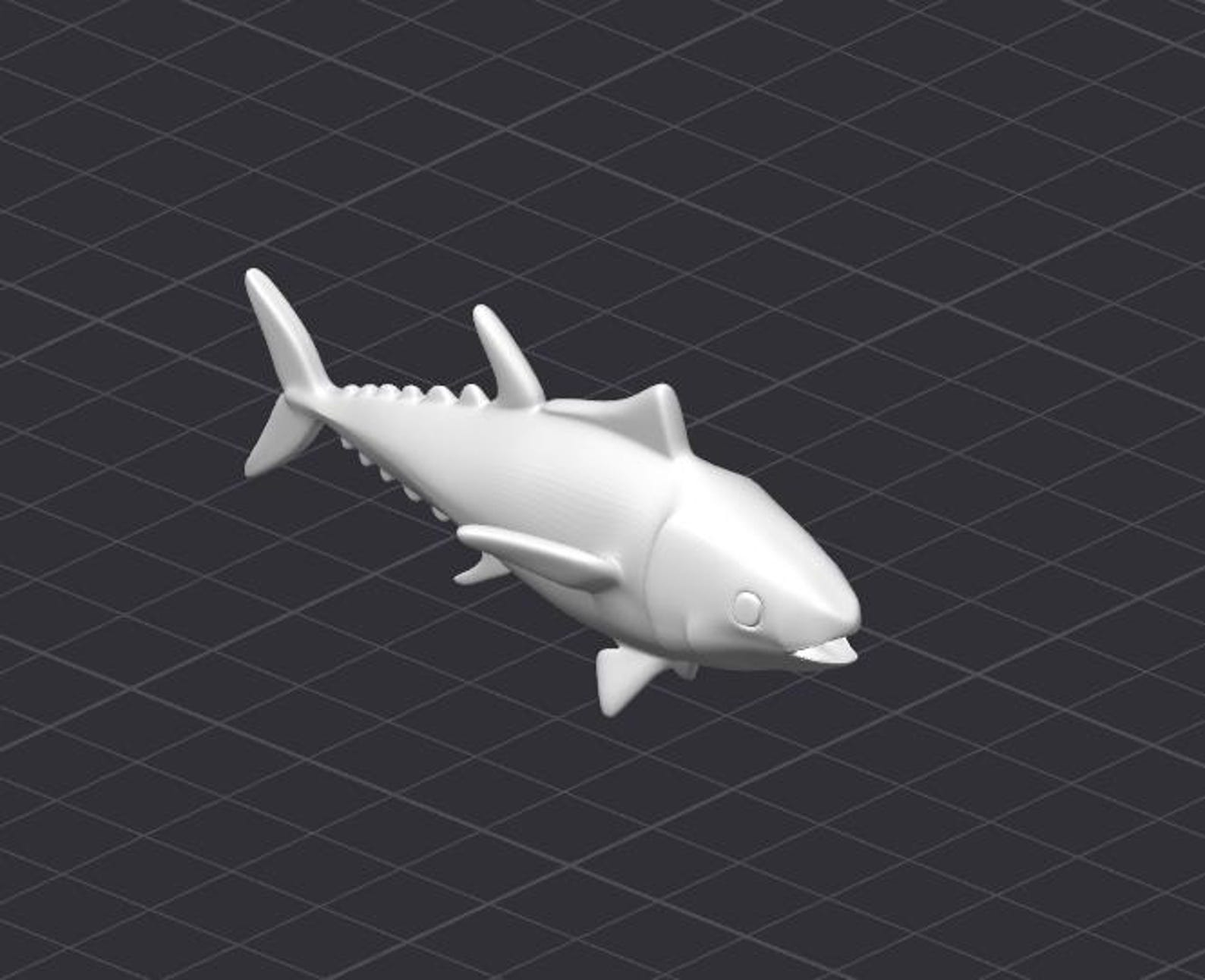 Tuna Fish STL 3D Printer File Ocean Animal - Etsy