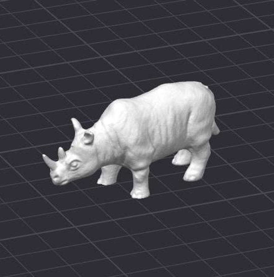Rhino STL 3D Printer File Rhinoceros - Etsy