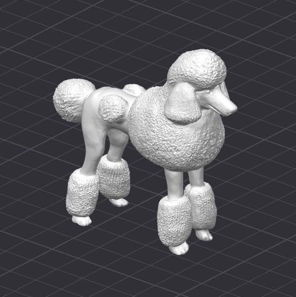 Poodle Dog STL 3D Printer File - Etsy