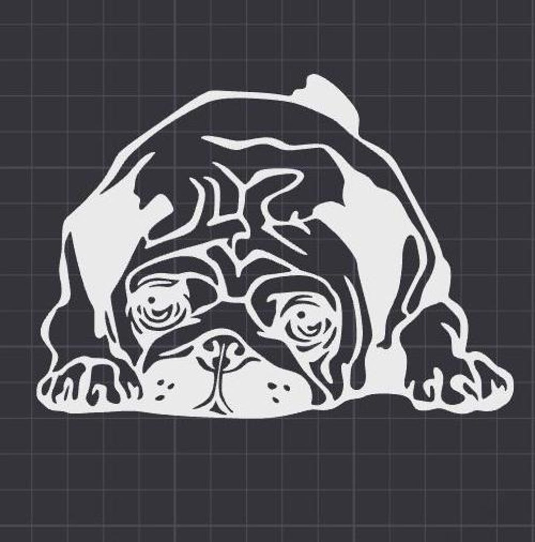 French Bulldog Resting Art STL 3D Printer File Frenchie Bull Dog - Etsy