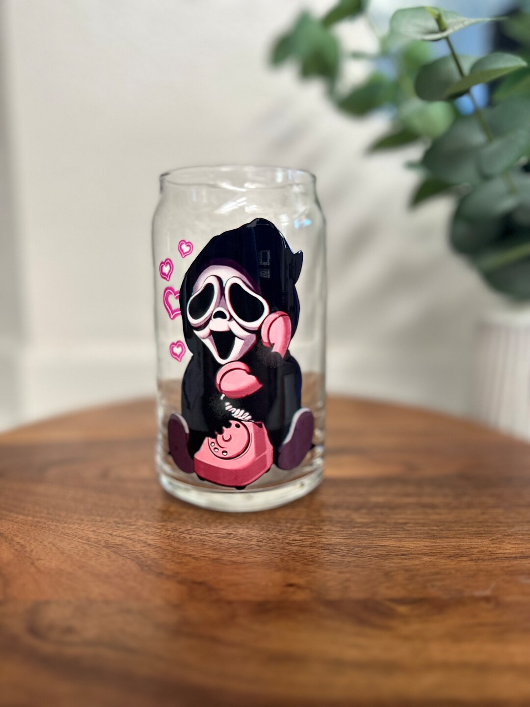 Scream Baby Ghostface Glass Cup - Etsy