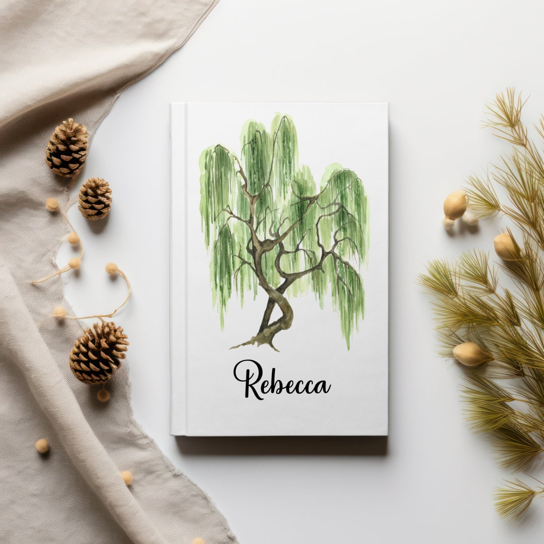 Personalized Willow Tree Journal: Custom Name Diary, Nature Gift - Etsy
