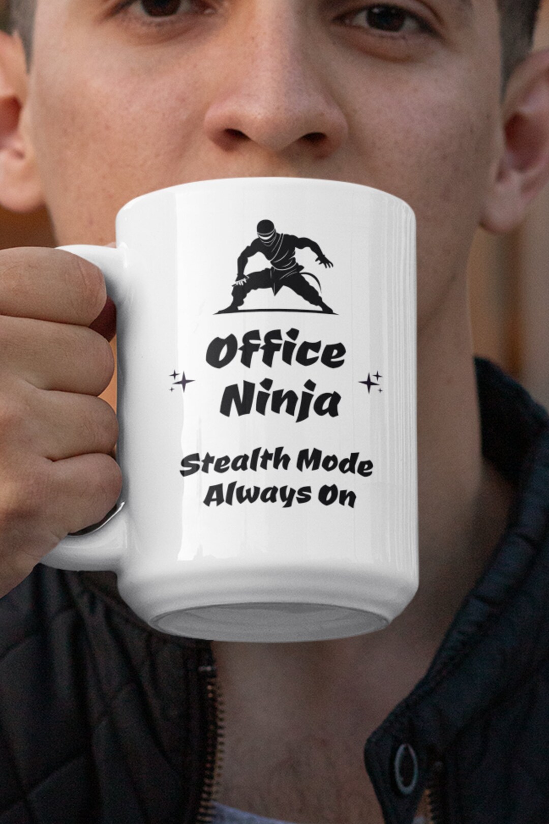 Funny Ninja Mug: Stealth Mode Office Gag Gift - Etsy