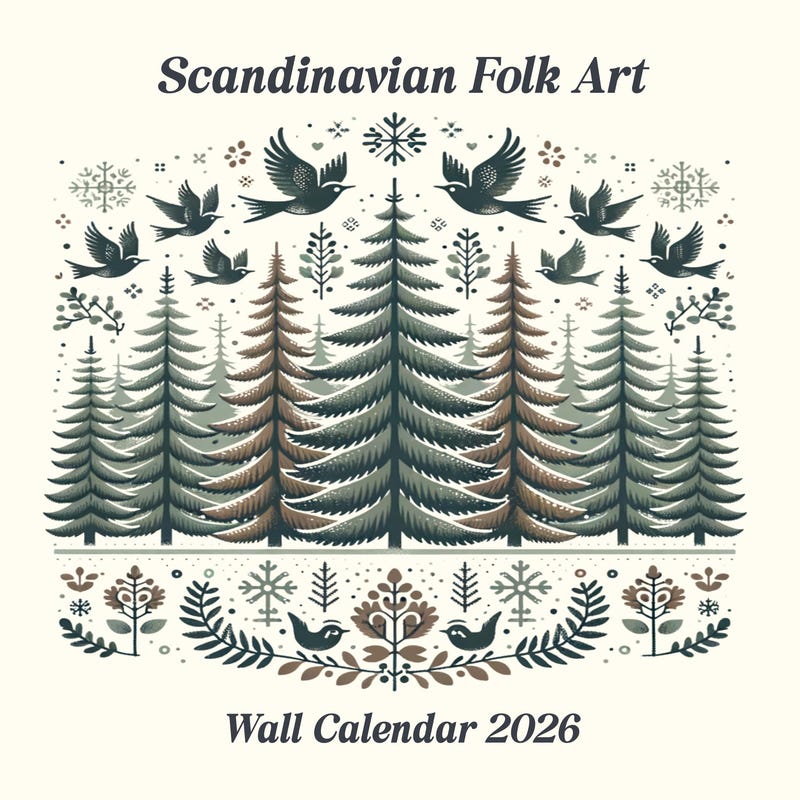 Nordic Calendar - Etsy