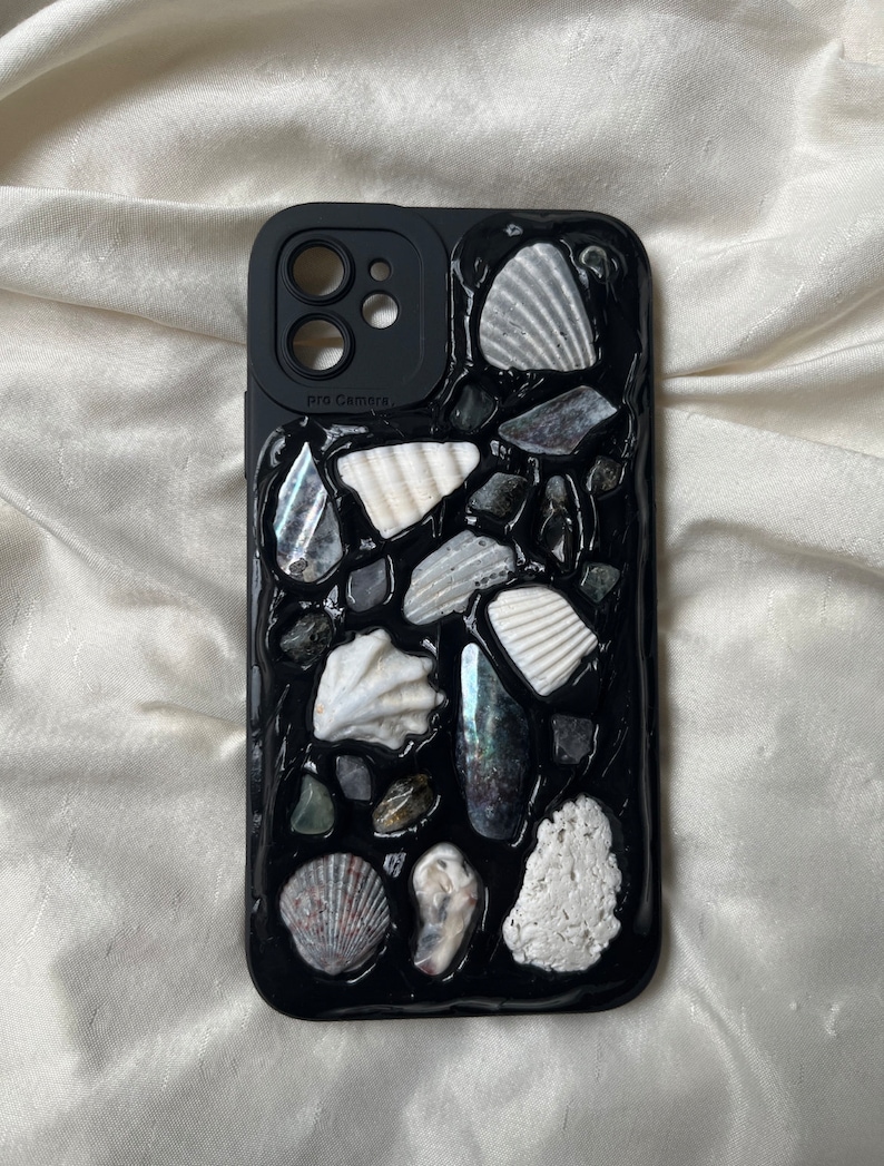 Hand Crafted Seashell iPhone Case, Unique Seasonal Case, Personalized ...
