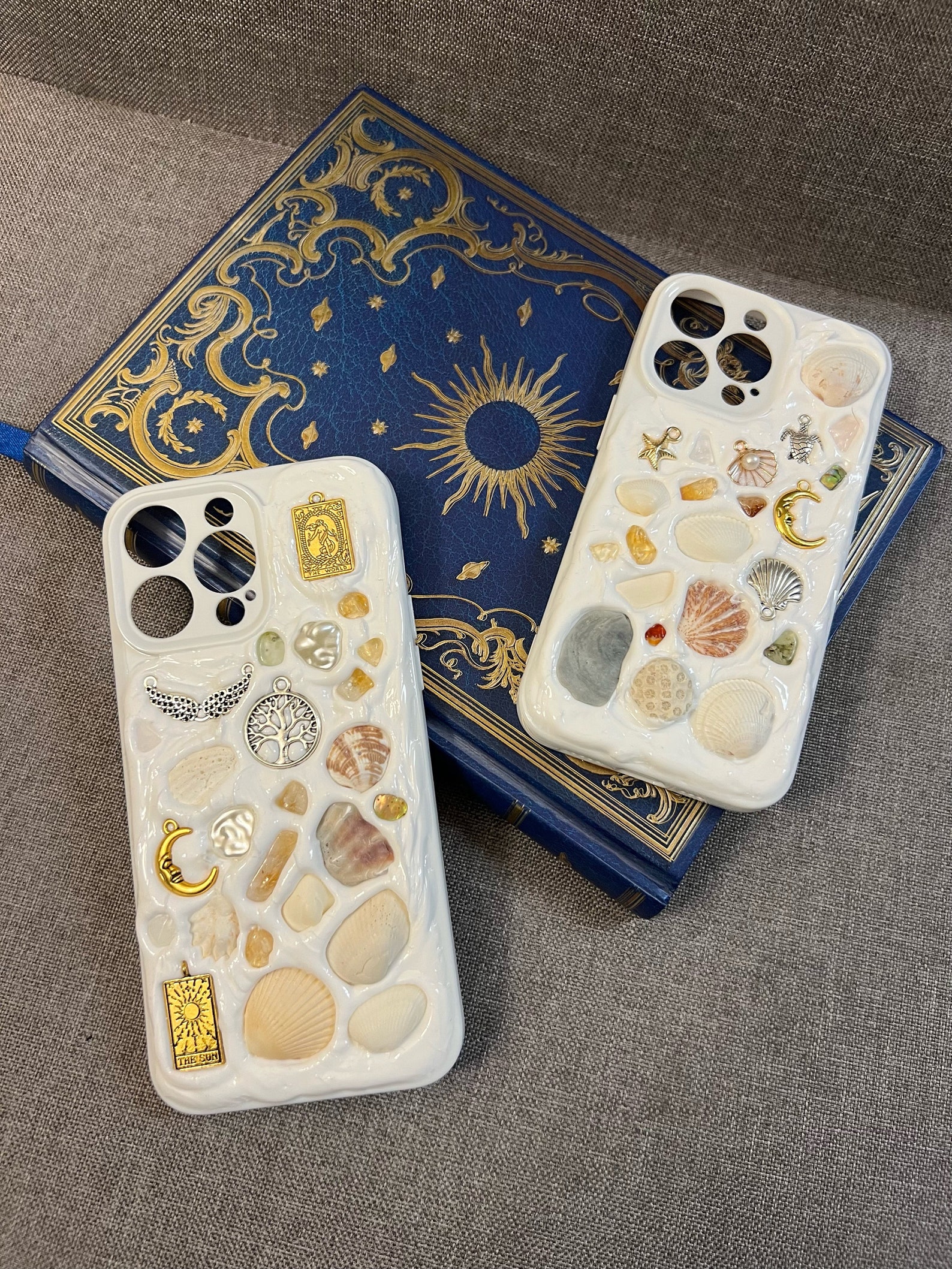 Hand Crafted Seashell iPhone Case, Unique Seasonal Case, Personalized ...