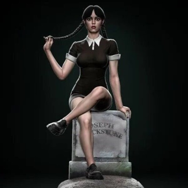 Wednesday Addams Stl - Etsy