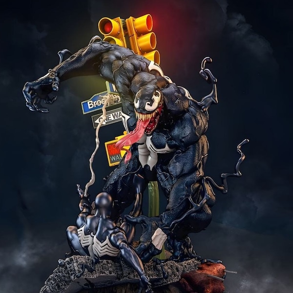 Spider Man Symbiote Stl Models - Etsy