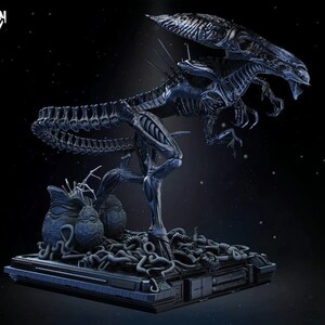 Alien Queen Alien Diorama 3D STL File Ellen Ripley Newt 3D Printer ...