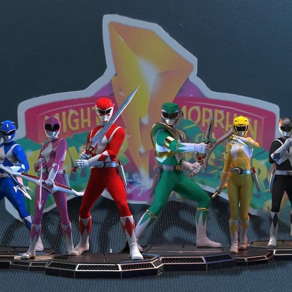 Pink Power Ranger - Etsy