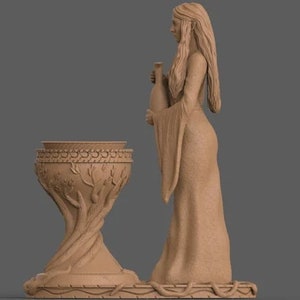 LOTR Galadriel the Lord of the Rings Middle Earth Hero Legends 3D STL ...