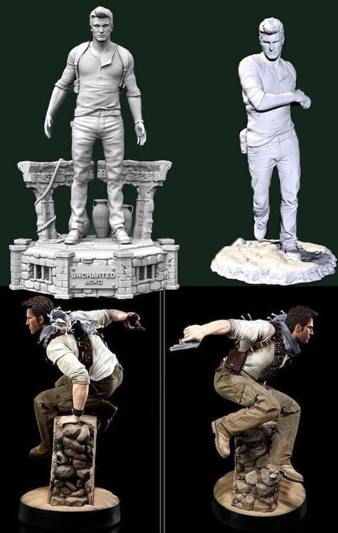 Nathan Drake Uncharted Collection 3D Model 3D STL File Printer Model ...