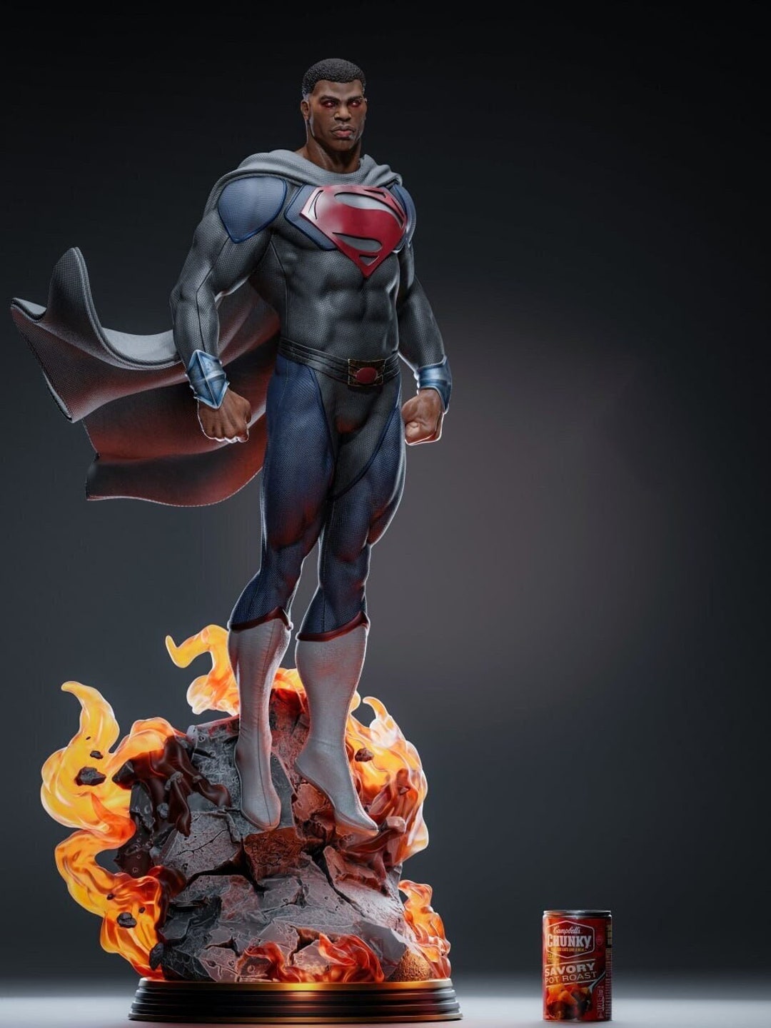Val Zod Super Black Hero 3D Model STL File, Comic Book, Gift, Movie ...