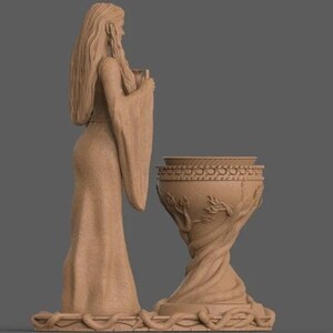 LOTR Galadriel the Lord of the Rings Middle Earth Hero Legends 3D STL ...