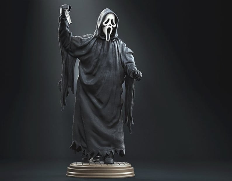 Ghostface Scream Horror 3D Model STL File Comic Anime - Etsy España