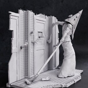 Pyramid Head Silent Hill 3D STL File Legend Scream Elm Street Horror ...