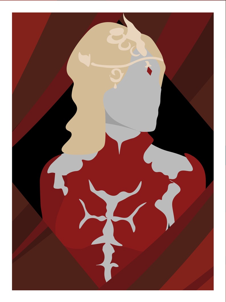 Orin Baldur's Gate 3 Digital Print Graphic Minimalist Game Wall Art 3:4 ...