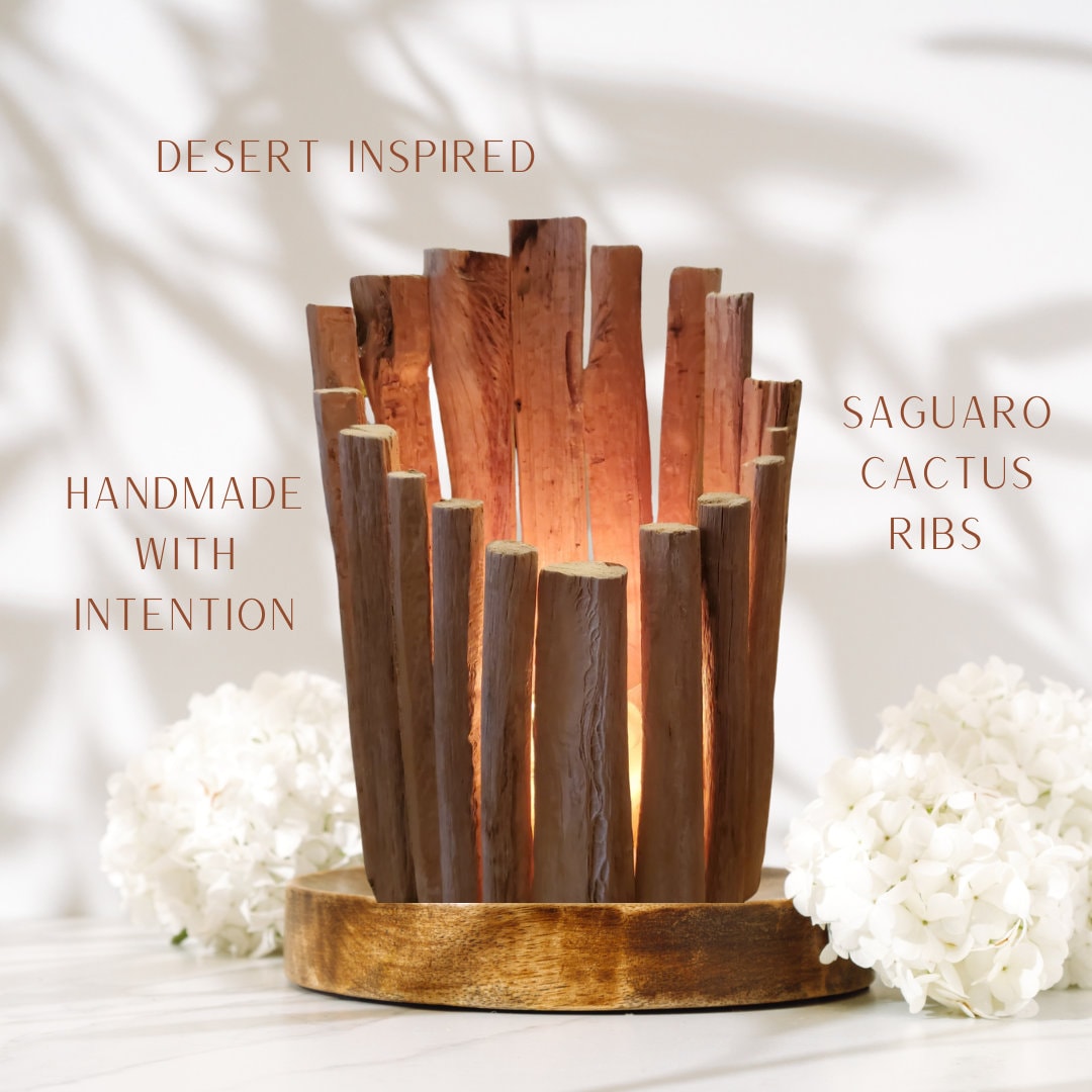 Saguaro Cactus Rib Candle Holder Handmade Desert Inspired - Etsy