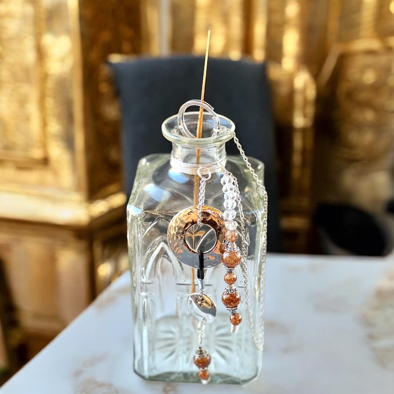 Custom Embelished Incense Bottle - Handmade Desert Inspired Home Decor ...