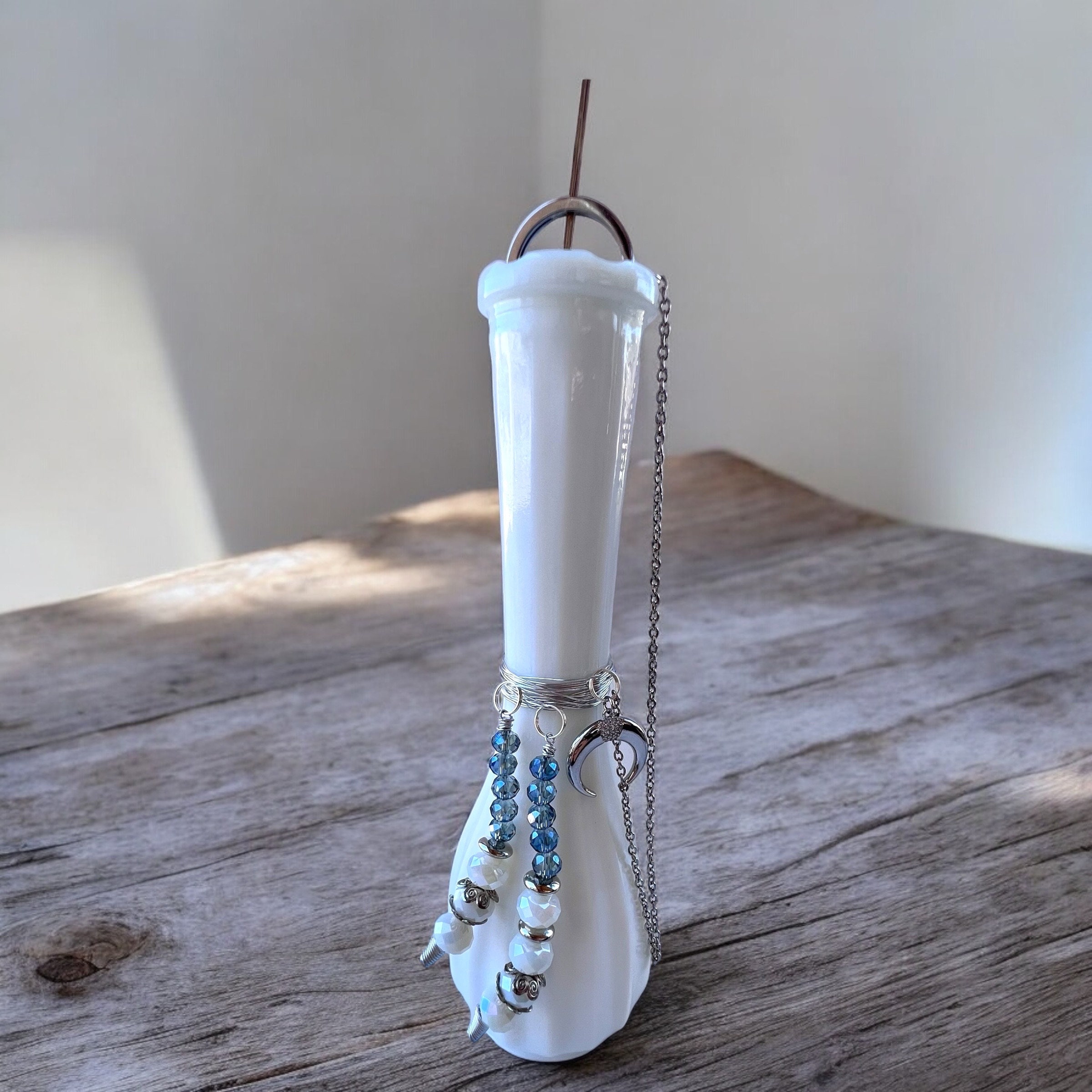 Custom Embelished Incense Bottle - Handmade Desert Inspired Home Decor ...