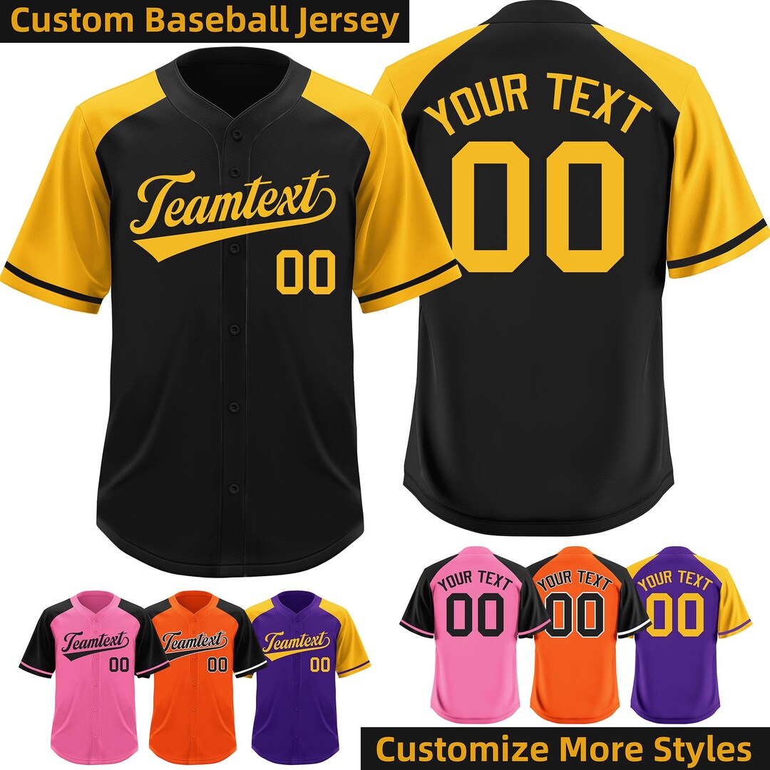 High-quality Custom Baseball Jerseys With Names, Numbers, and Logos ...