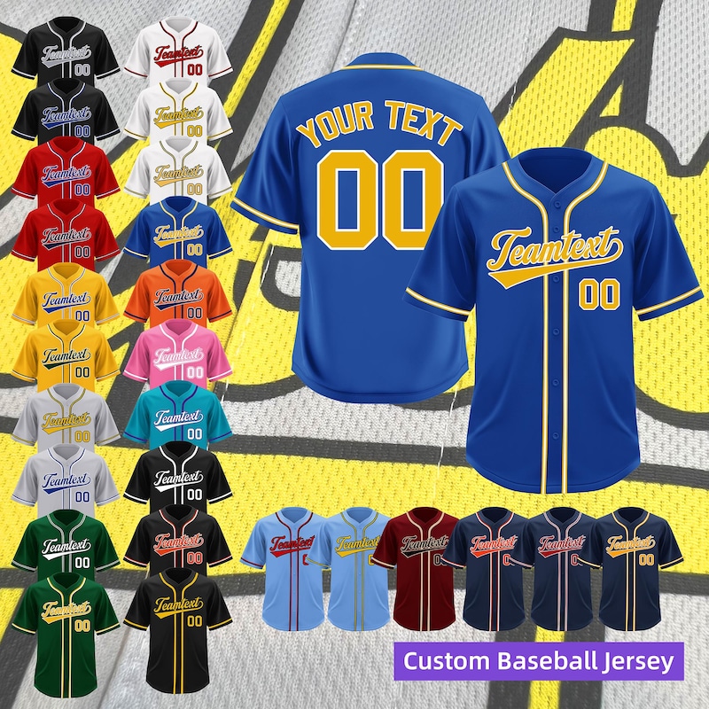Customized Baseball Jersey - Etsy UK