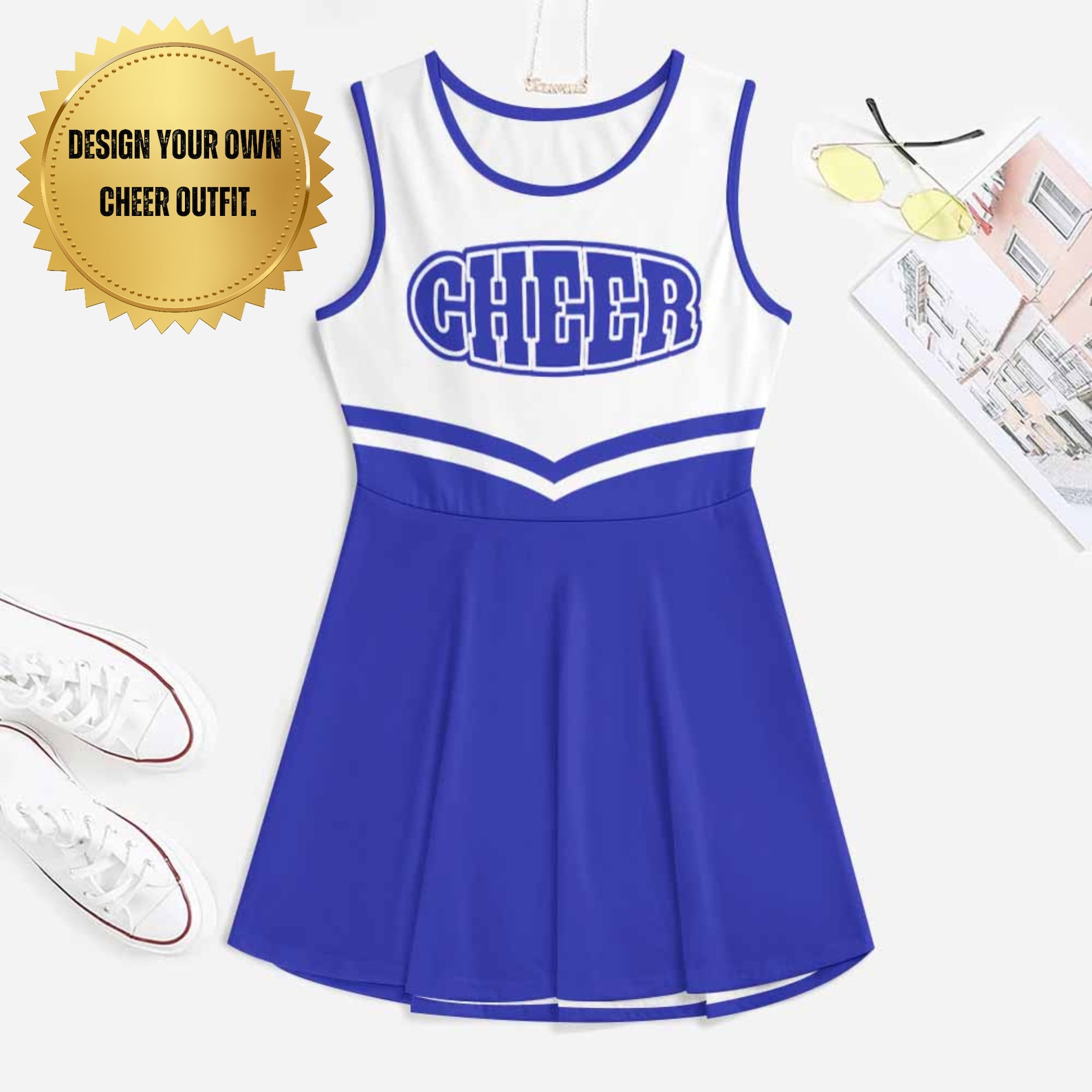 Custom Cheerleading Uniform: Design Your Own Cheer Dress - Etsy