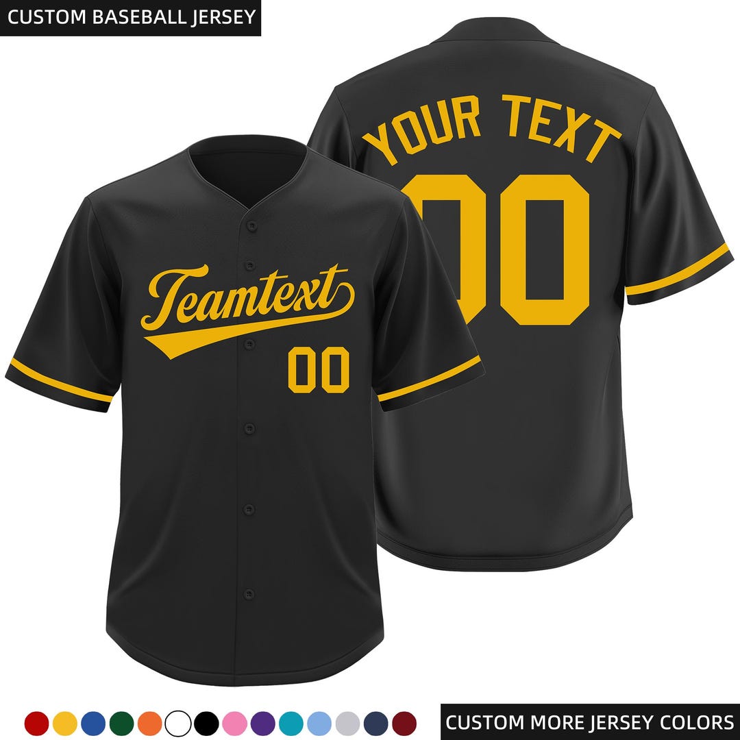 Customizable Baseball Jersey Wedding Team Outfit Personalized Name and ...