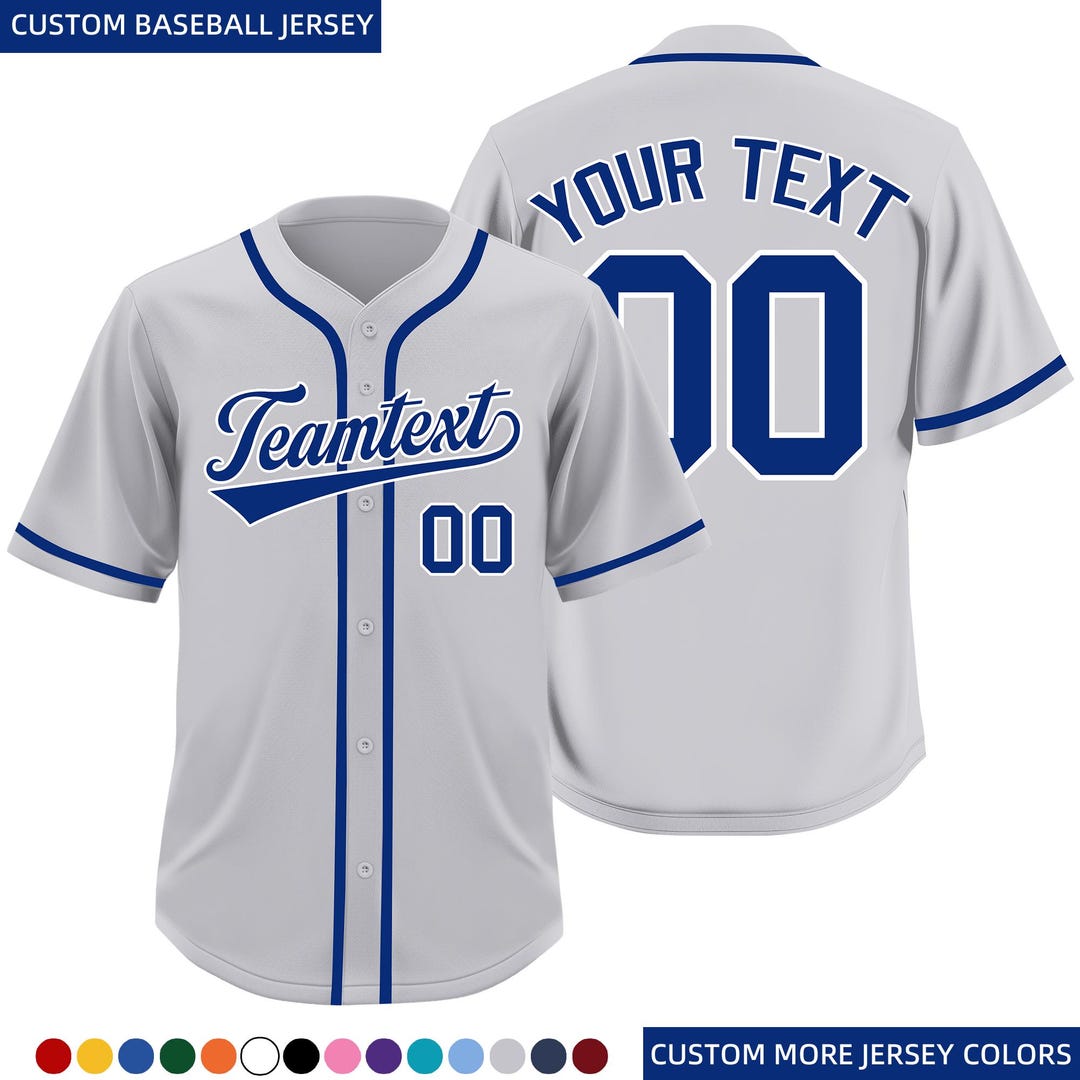 Design Your Own Baseball Jersey Custom Team Uniform With Name and ...
