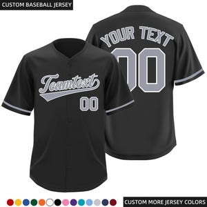 Personalized Baseball Jersey: Custom Team Uniform, Embroidered or ...