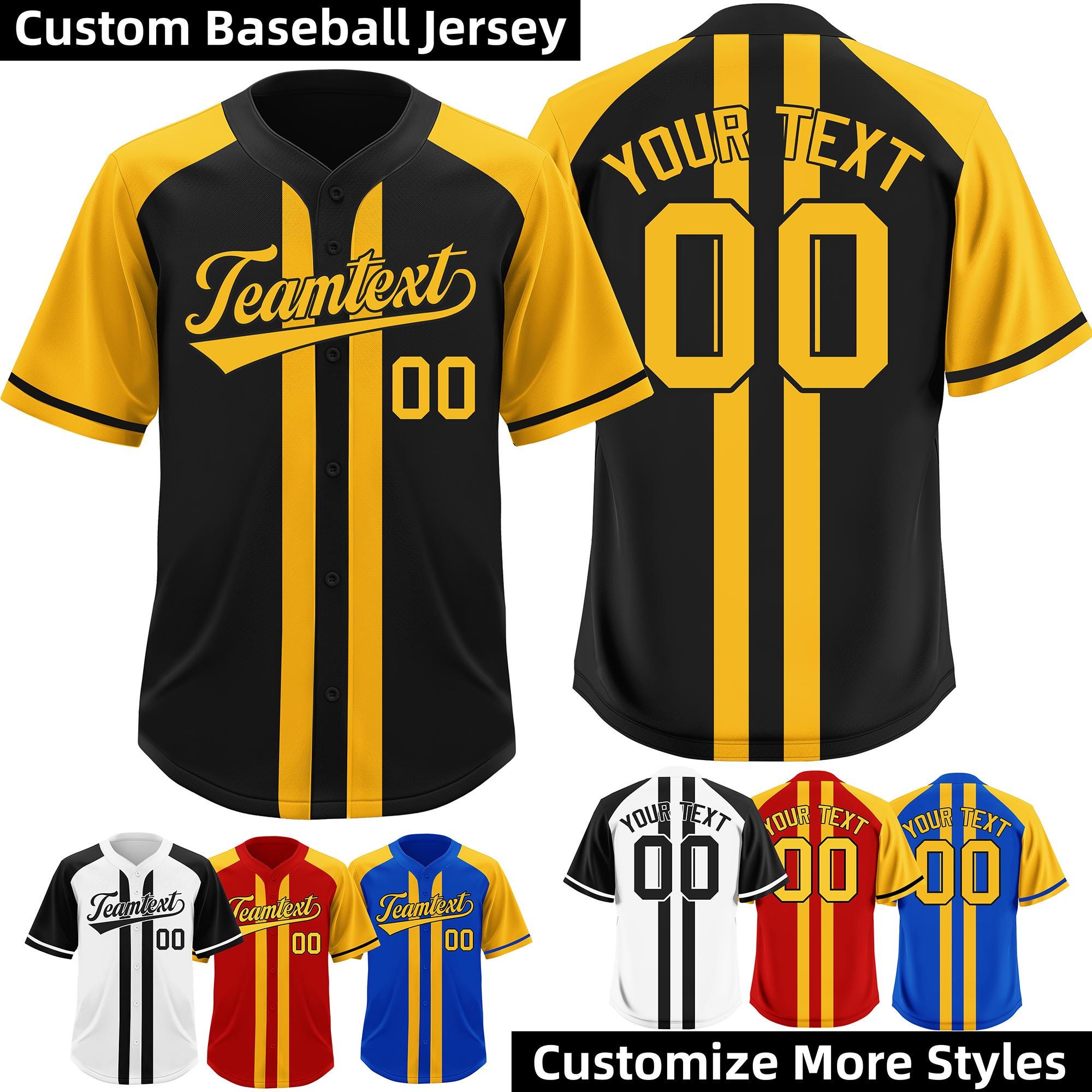 Create Custom Baseball Uniforms With Logos, Player Names, and Numbers ...