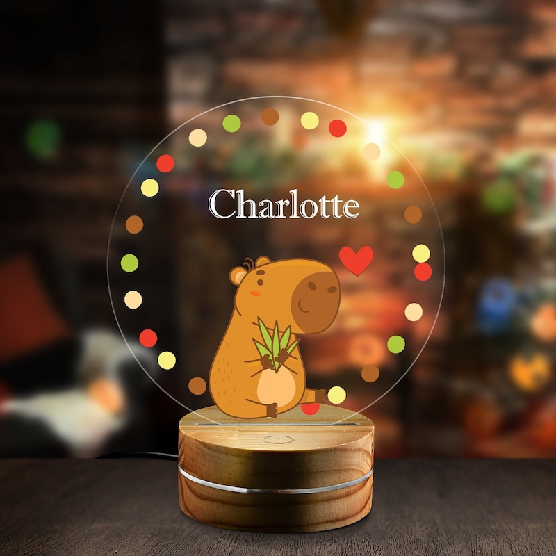 Capybara Night Lights - Etsy