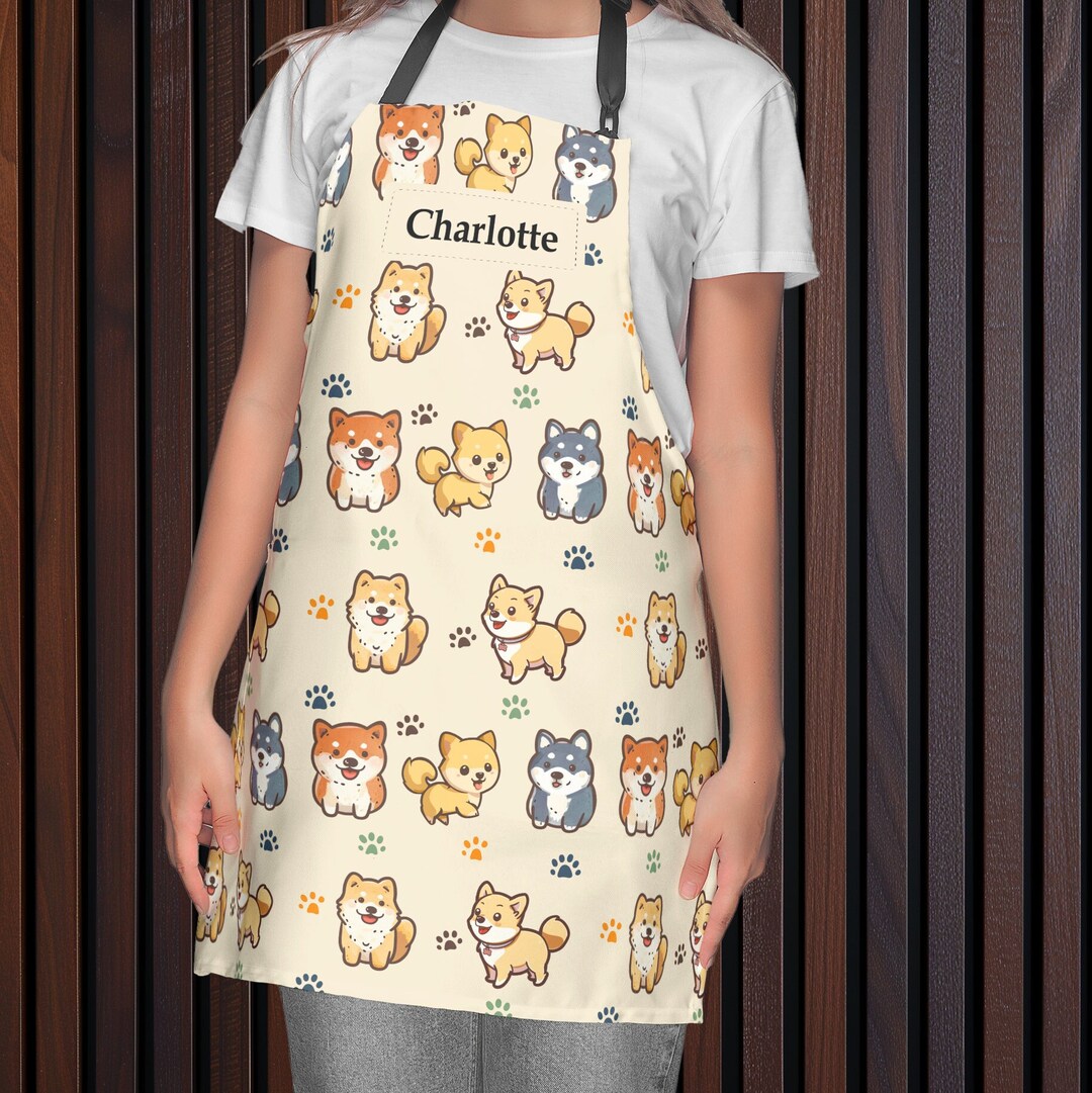 Personalized Dog Apron With Name Custom Gift for Children and Adults ...