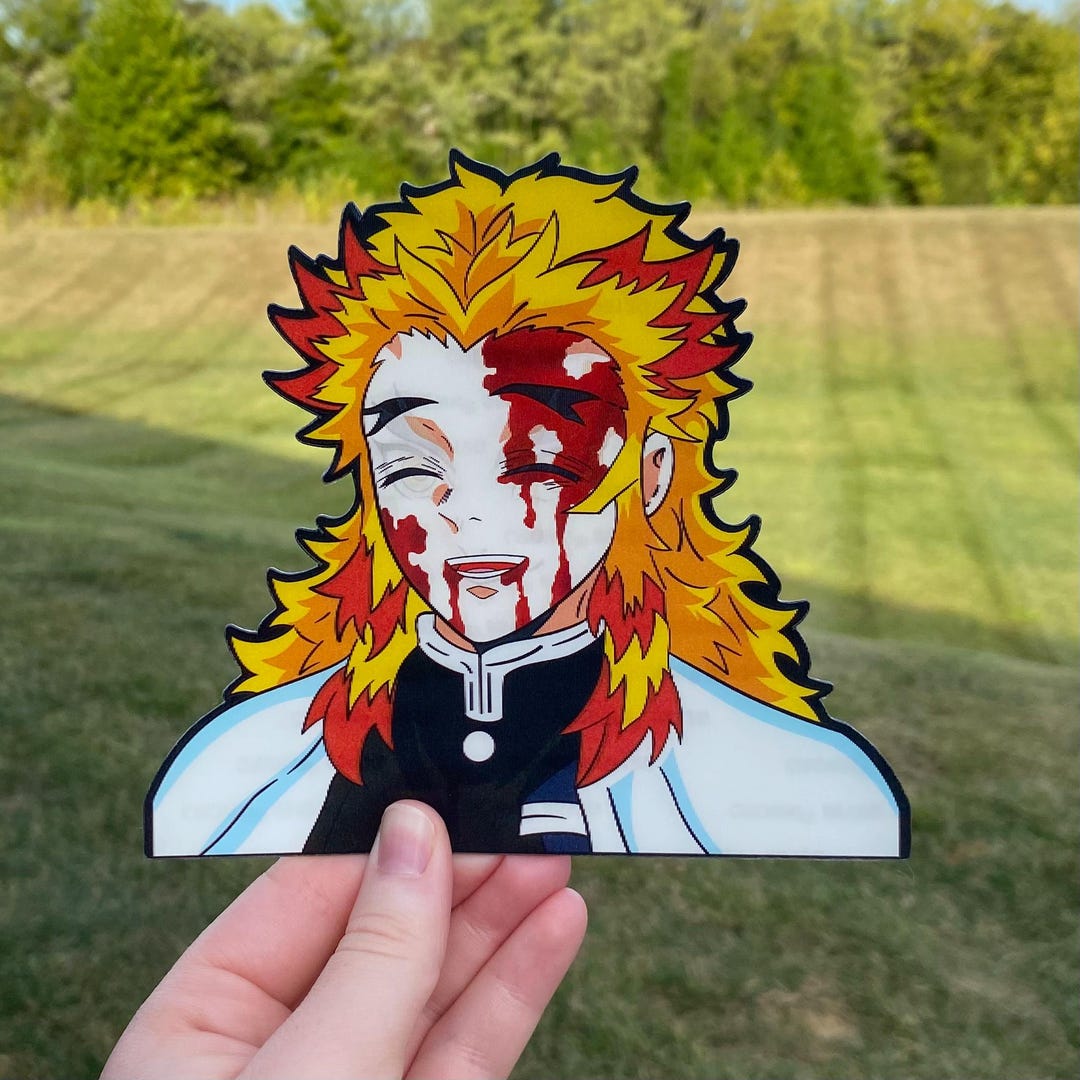 Rengoku Sticker - Etsy