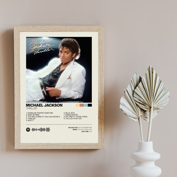 Michael Jackson Thriller Poster - Etsy