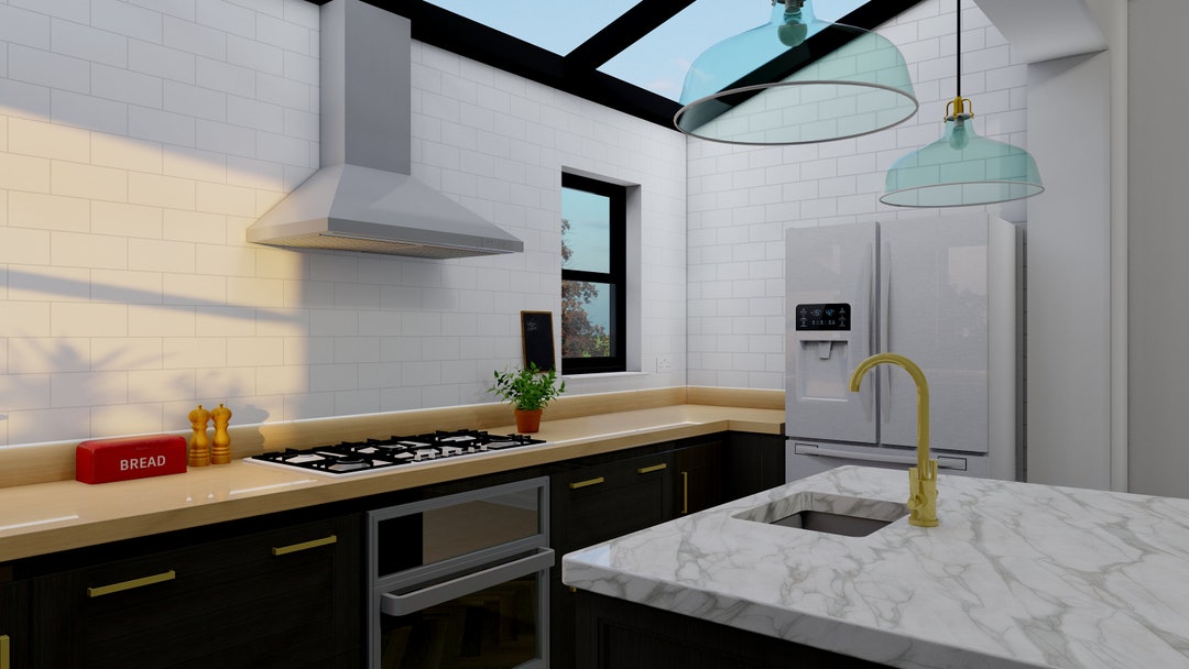 PHOTO-REALIST INTERIOR RENDER 3D Design Architecture Kitchen ...