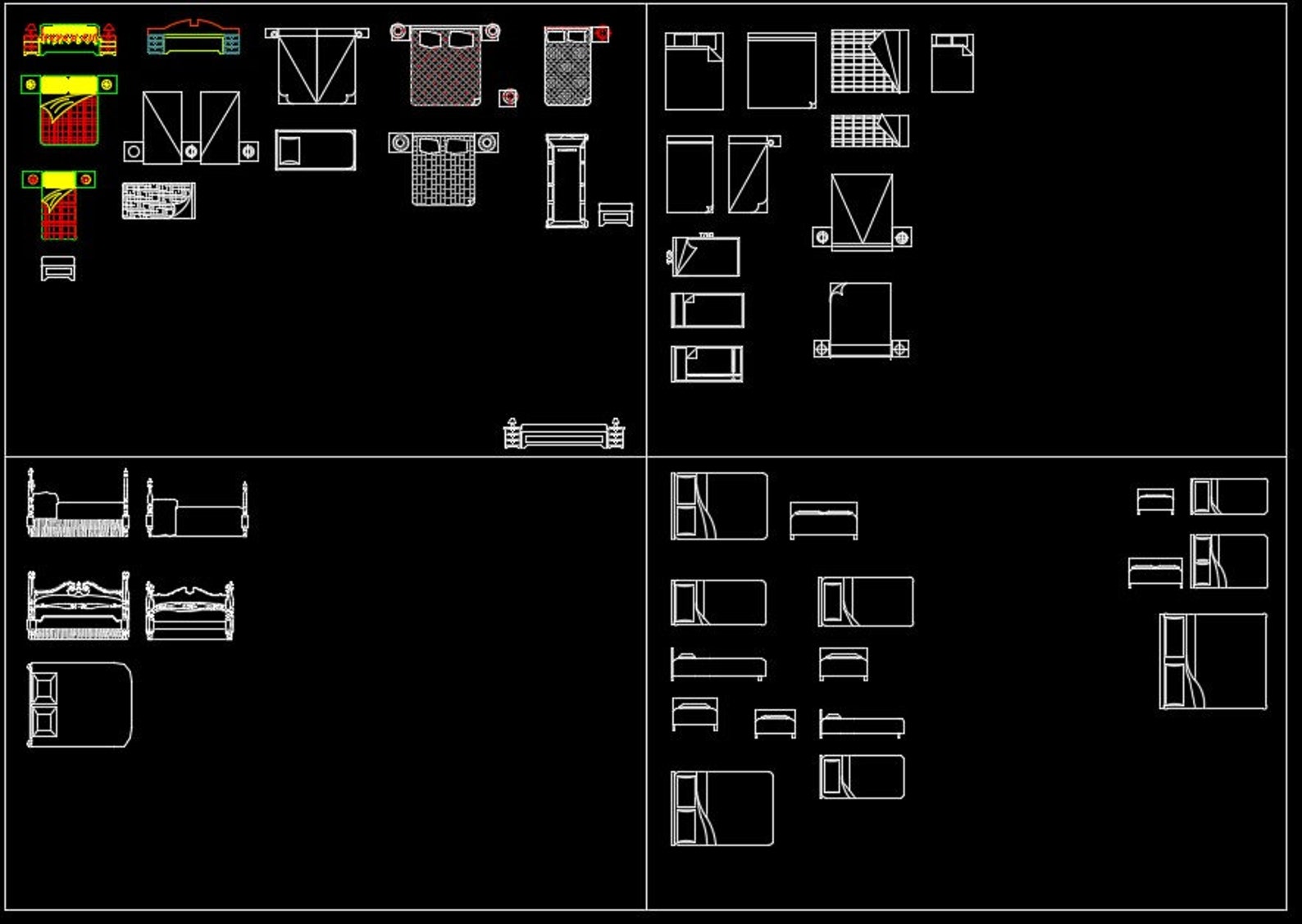 AUTOCAD DWG 2D BLOCKS: Humans, Bathroom Elements, Cars, Airplane ...