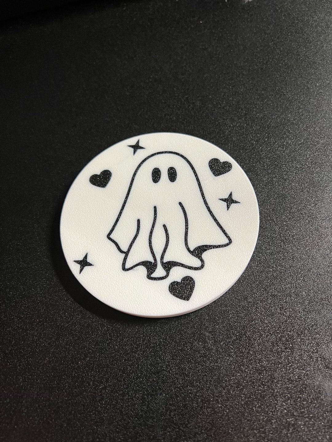 3D Printed Coaster - Ghost - Etsy