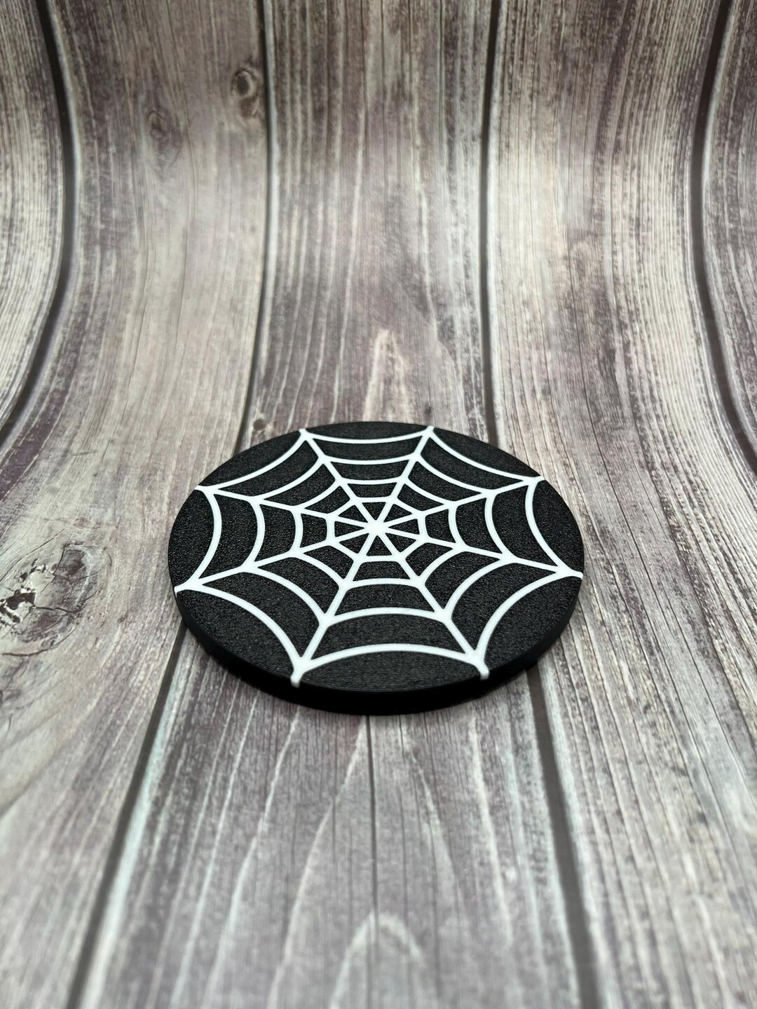 3D Printed Coaster - Spider Web - Etsy