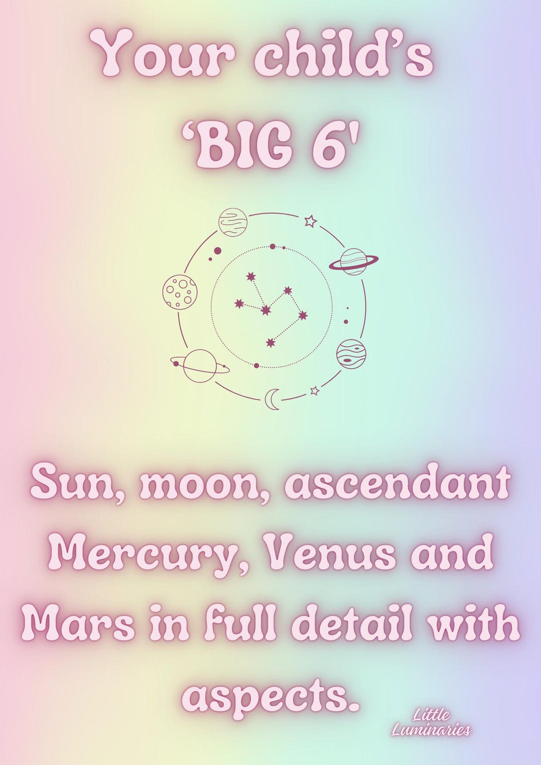 Child Astrology Reading • Natal Chart, Parenting Guide (PDF) - Etsy