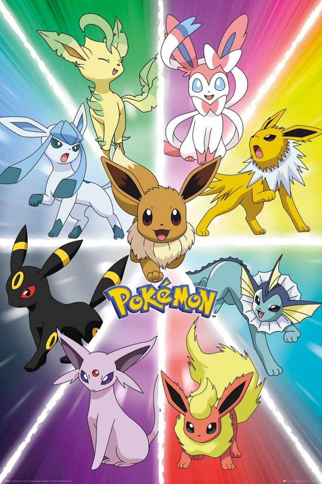 Evolution of Evee Pokemon Poster Diamond Painting 60x90 - Etsy